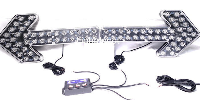 43" Split Led Construction Safety Traffic Arrow Light Bar| lightdepot ...